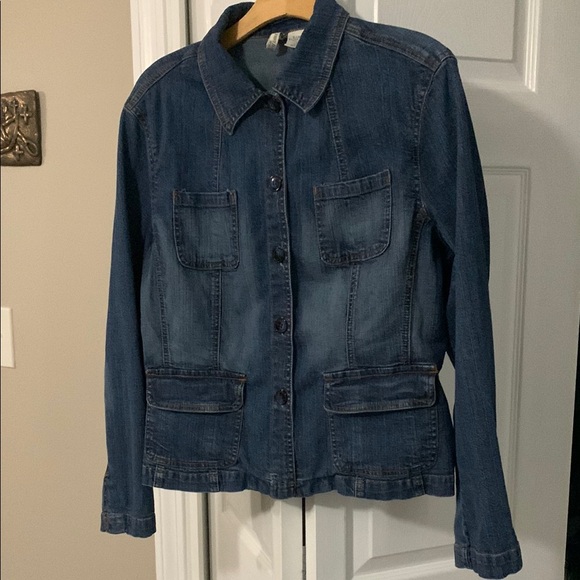 St. John's Bay | Jackets & Coats | St Johns Bay Blue Jean Jacket With ...